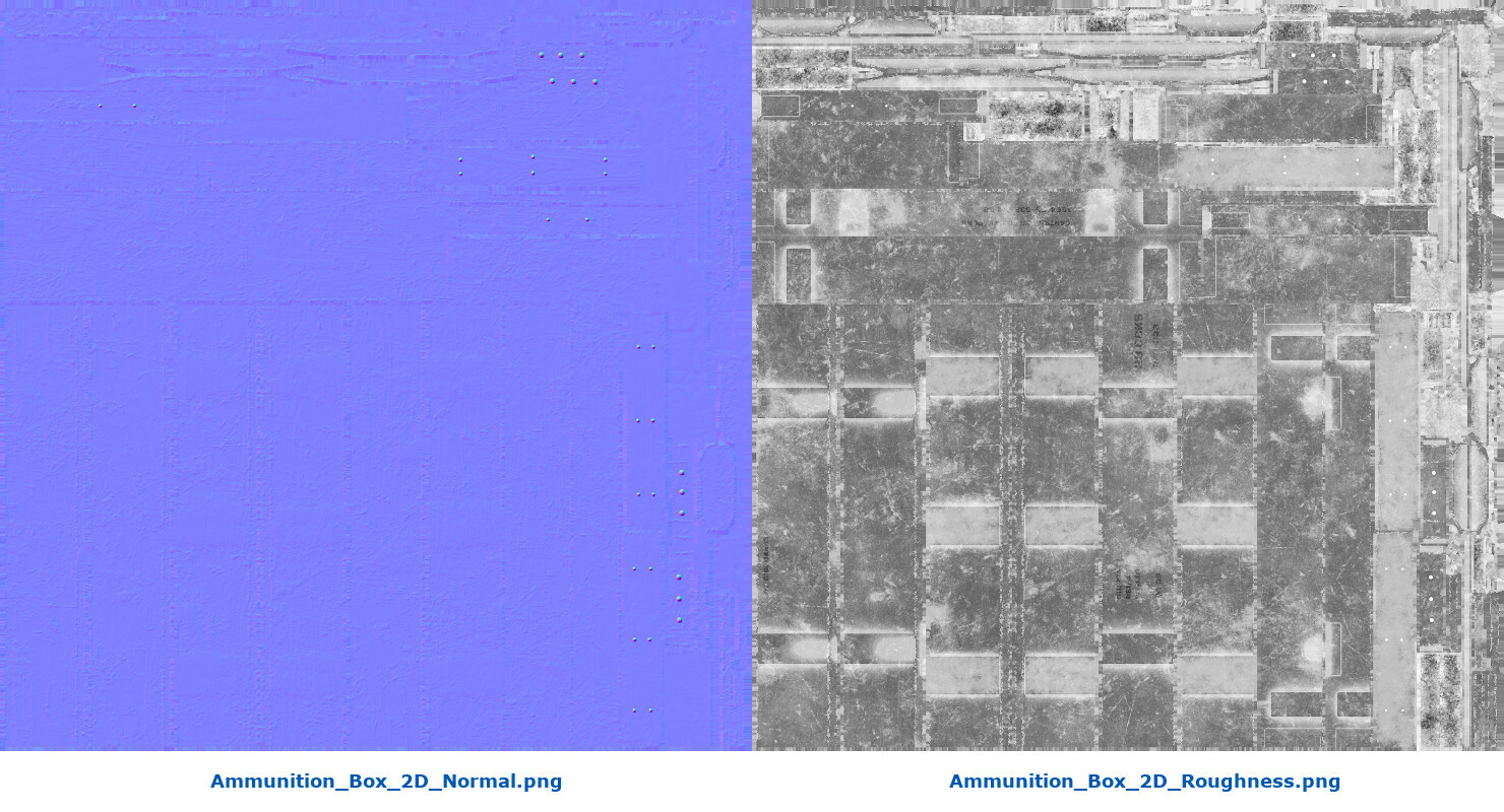 ArtStation - Ammunition Box 2D | Game Assets