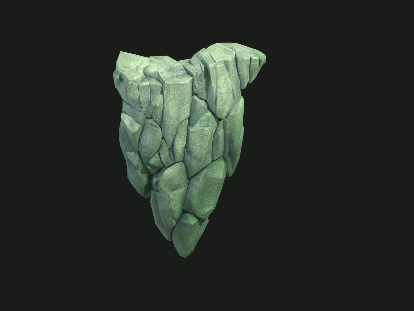 ArtStation - Forest - Big Stone 03 | Game Assets