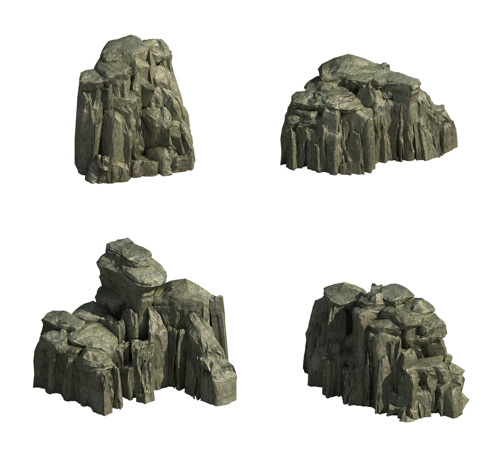 ArtStation - Mountain - Rock 034 | Game Assets