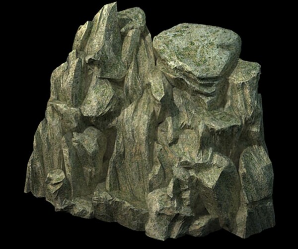ArtStation - Mountain - Rock 036 | Game Assets