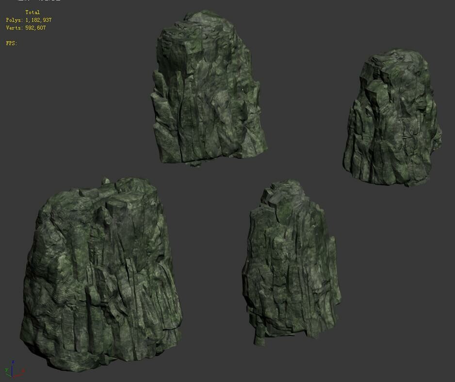 ArtStation - Yamagata - Stone 013 | Game Assets