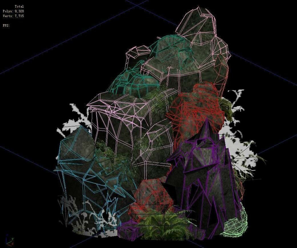 ArtStation - Crystal Swamp - Stone 05 | Game Assets