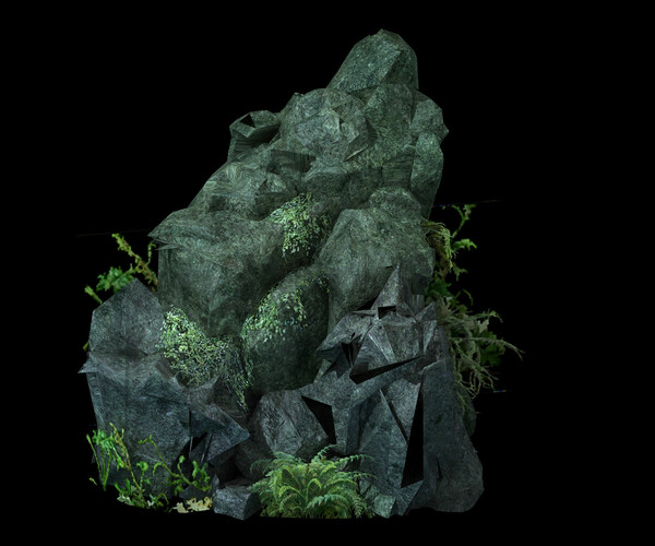 ArtStation - Crystal Swamp - Stone 05 | Game Assets