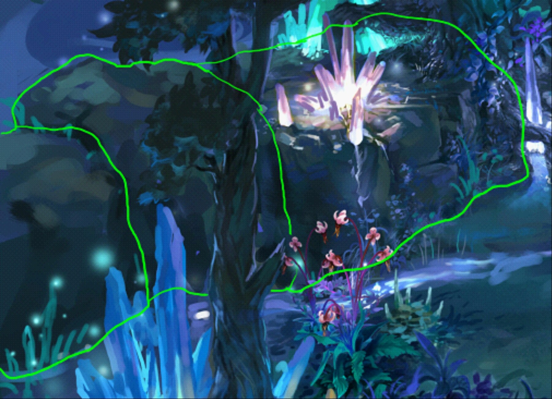 ArtStation - Crystal Swamp - Stone 07 | Game Assets