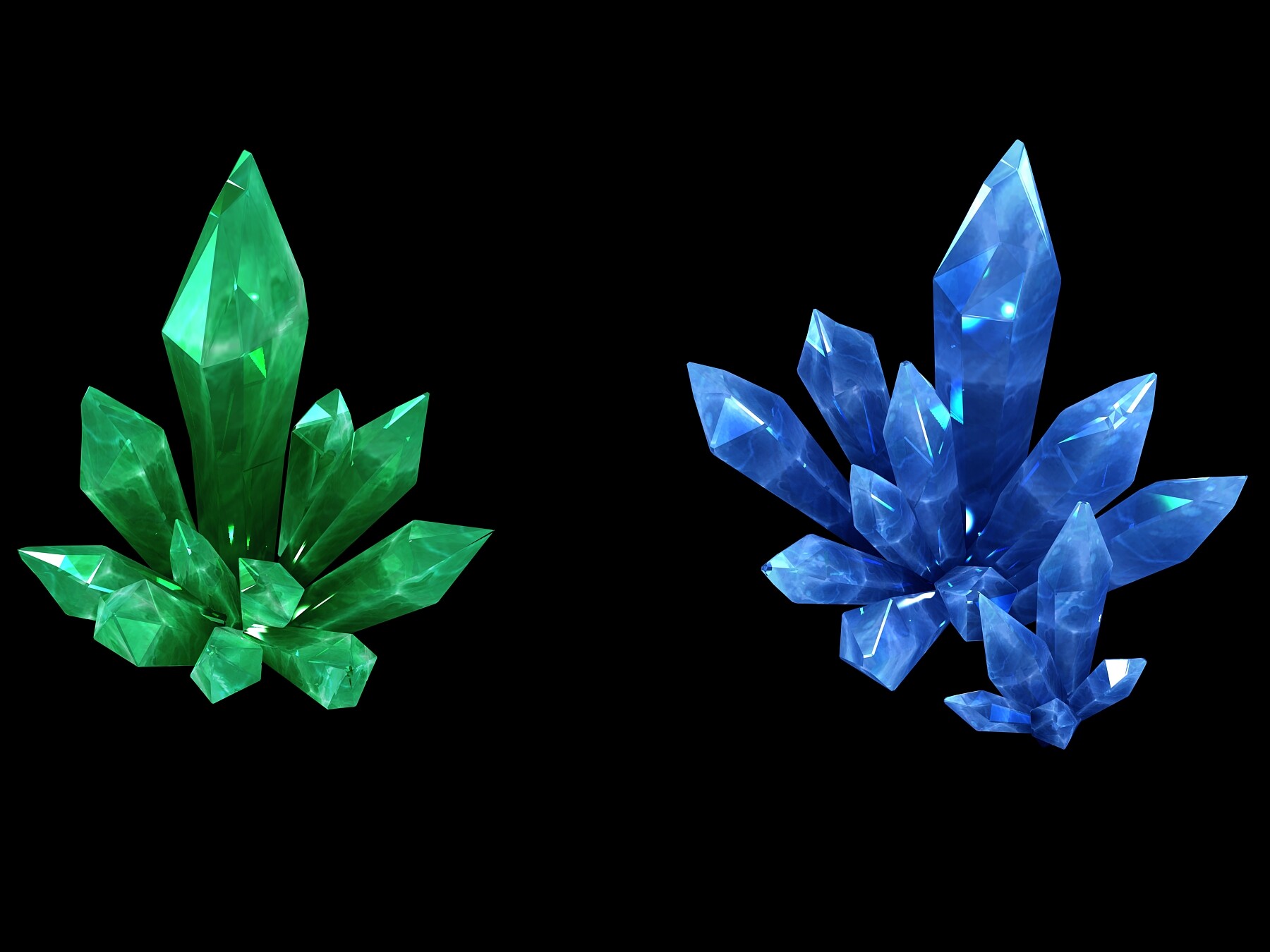 ArtStation - Crystal Swamp - Crystal 045 | Game Assets