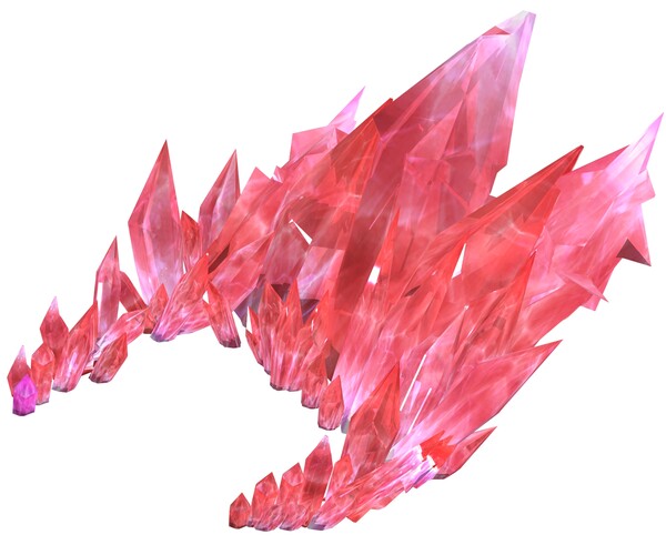 ArtStation - Crystal Swamp - Crystal - Red 01 | Game Assets