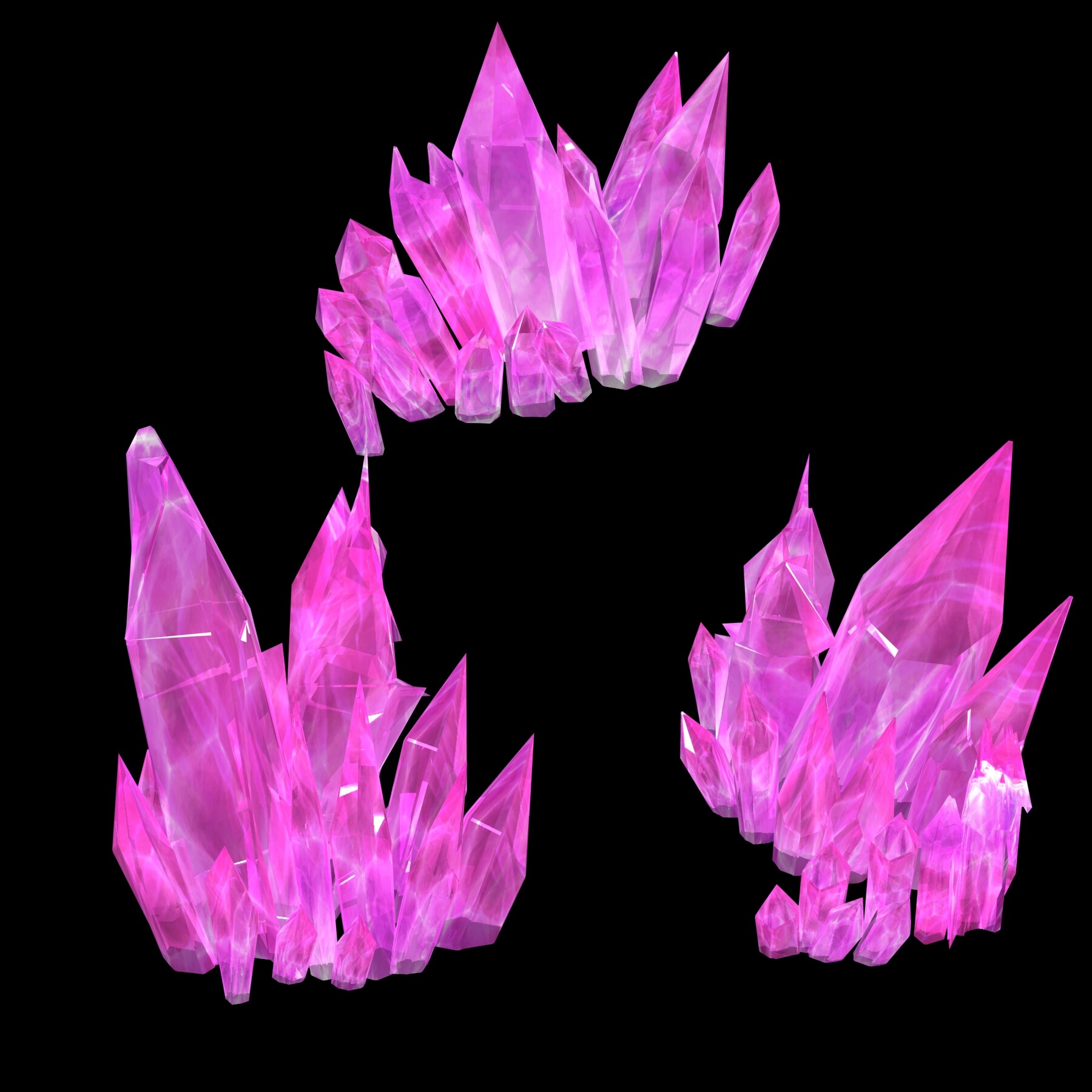 ArtStation - Crystal Swamp - Crystal - Red 02 | Game Assets