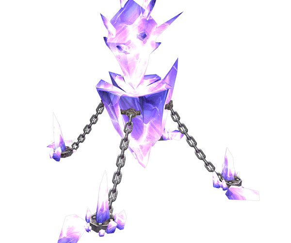 ArtStation - Crystal Swamp - Crystal Trapped Monster 02 | Game Assets