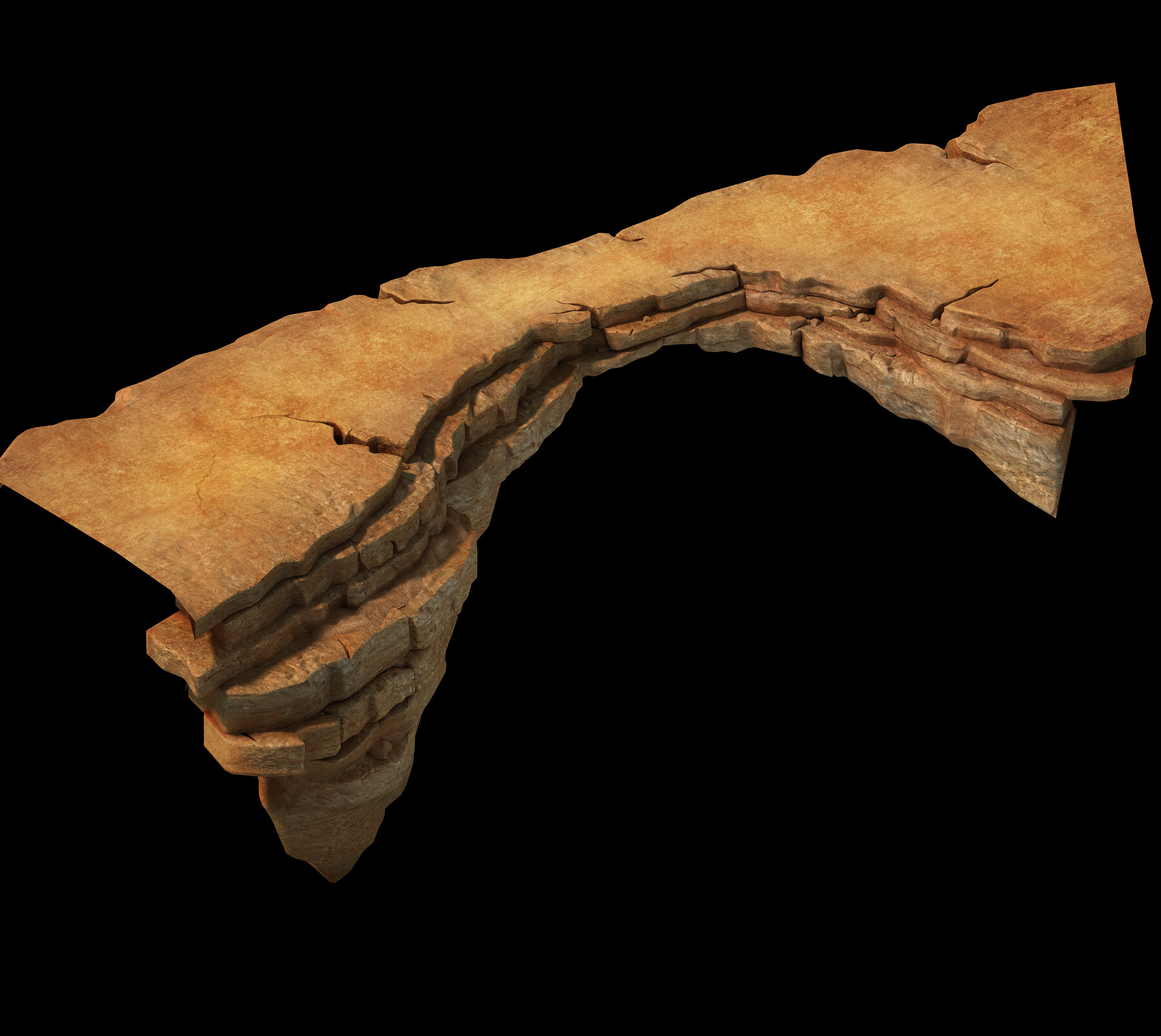 ArtStation - Death Desert - Stone Bridge 03 | Game Assets