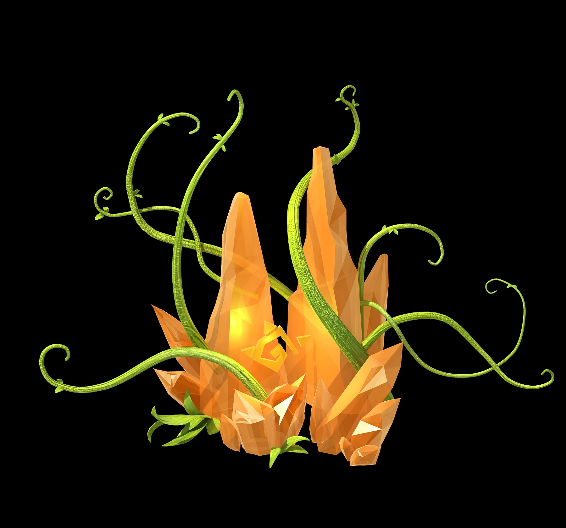 ArtStation - Vampire - Plant Crystal 02 | Game Assets