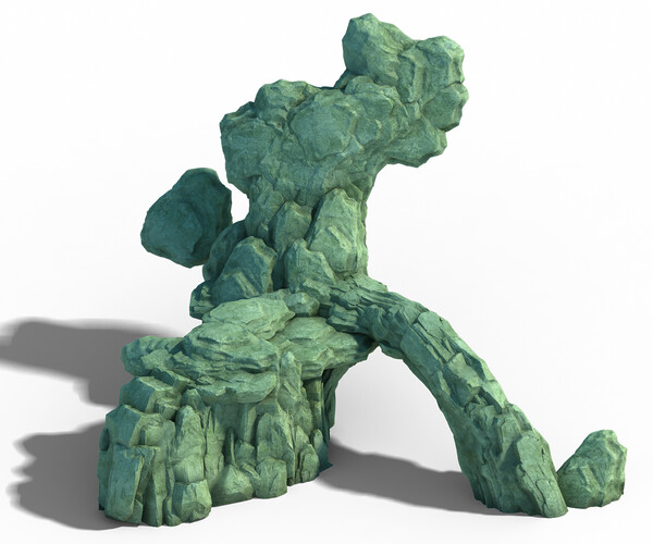 ArtStation - Realistic mountain shape - stone 02 | Game Assets