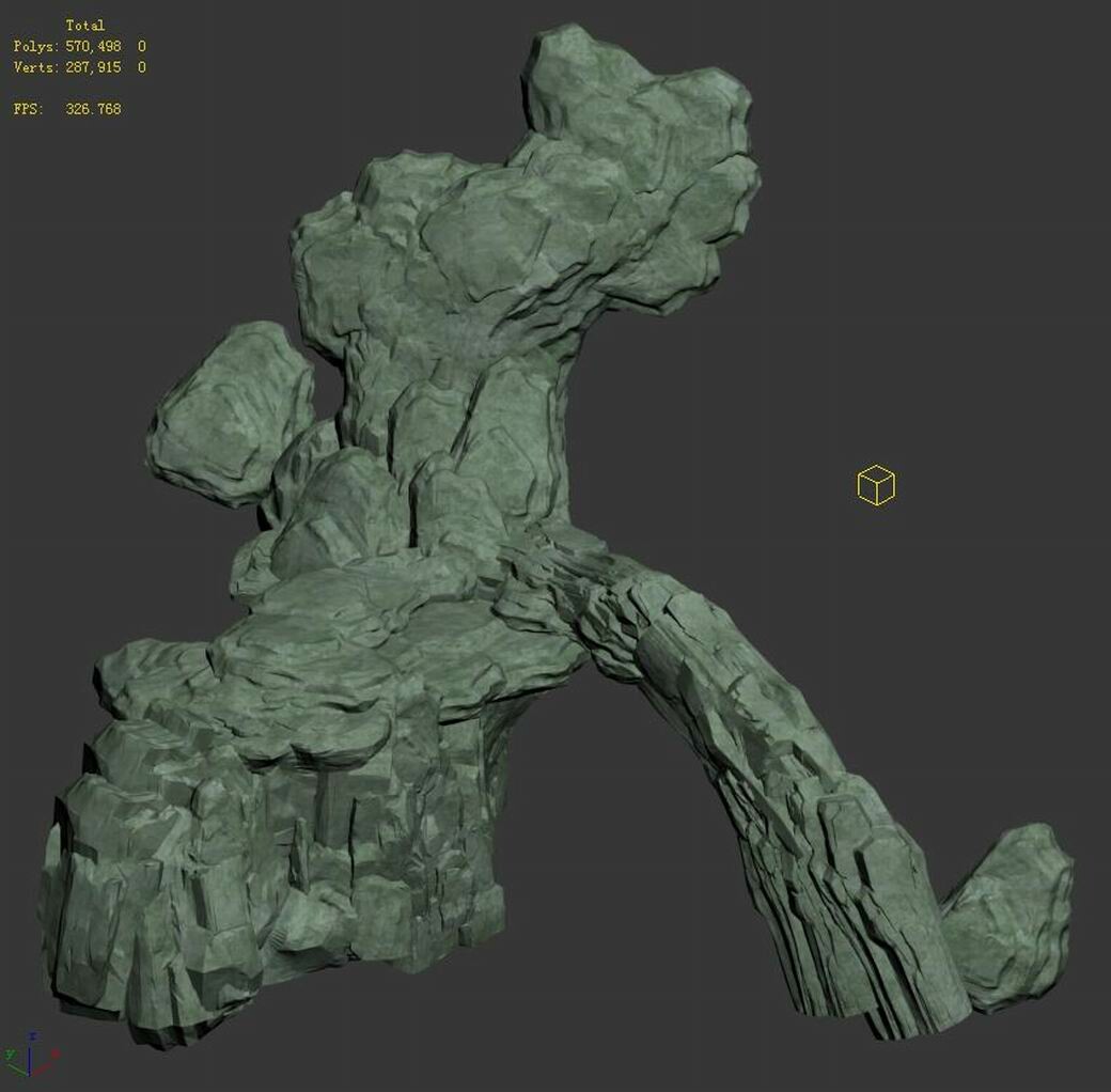 ArtStation - Realistic mountain shape - stone 02 | Game Assets