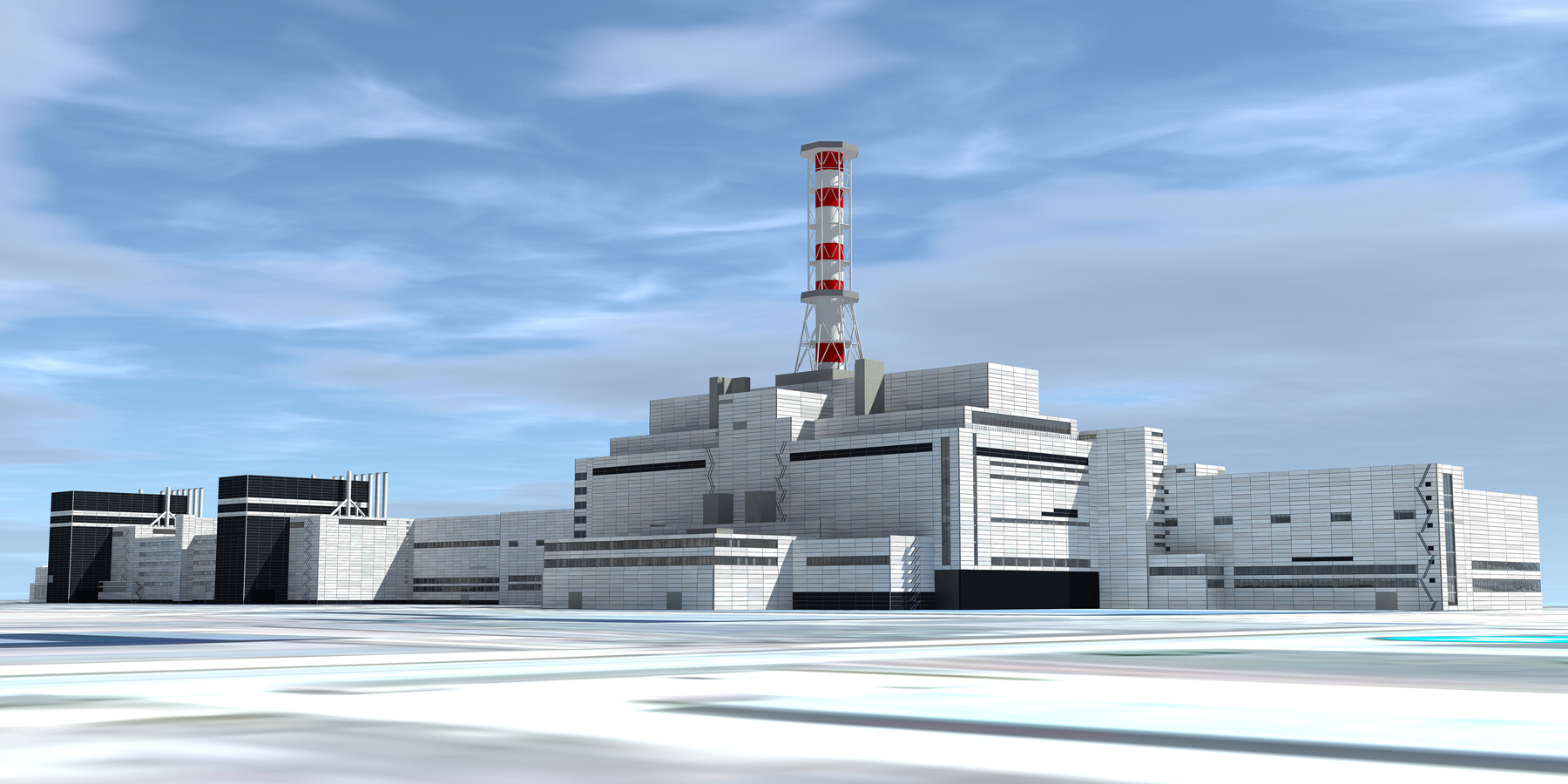 ArtStation - Chernobyl Nuclear Power Plant 3D model | Resources