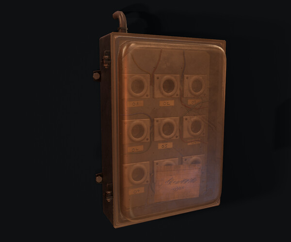 ArtStation - Fuse Box and Switch - PBR | Game Assets