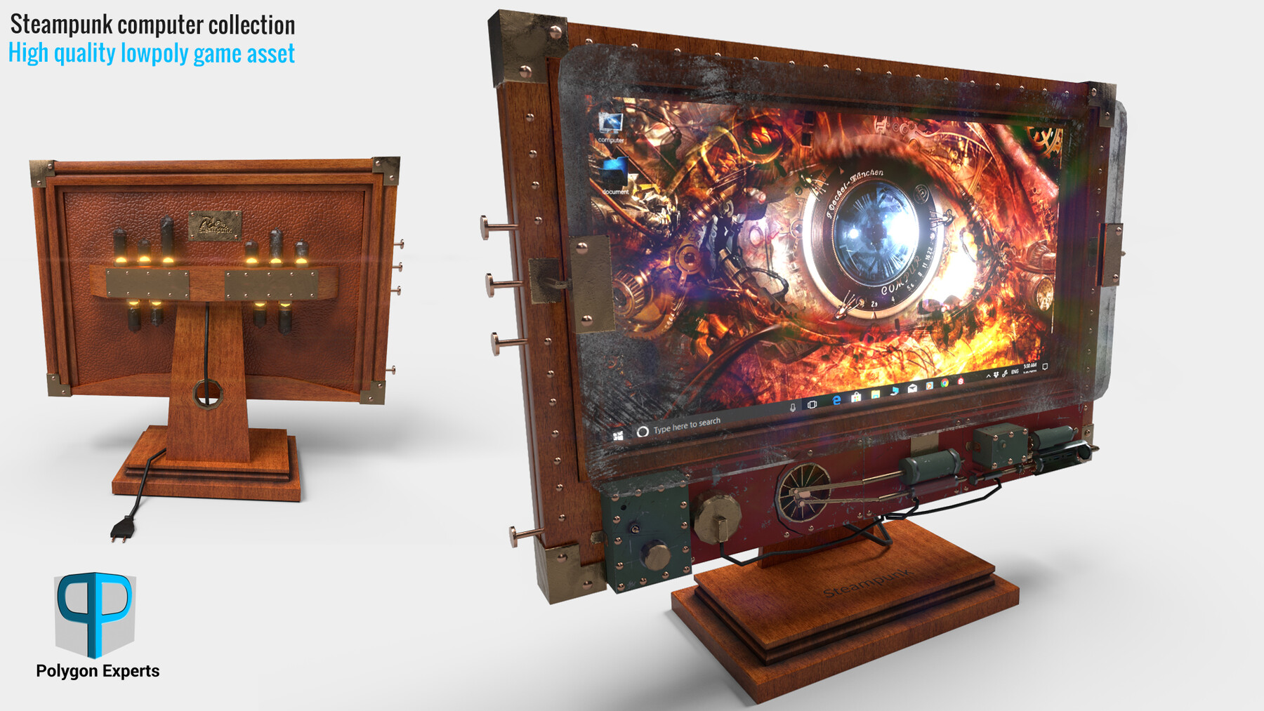 ArtStation - Steampunk computer collection | Game Assets