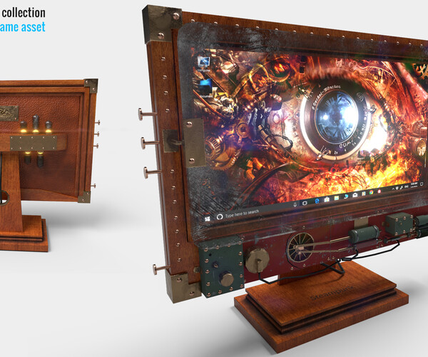 ArtStation - Steampunk computer collection | Game Assets