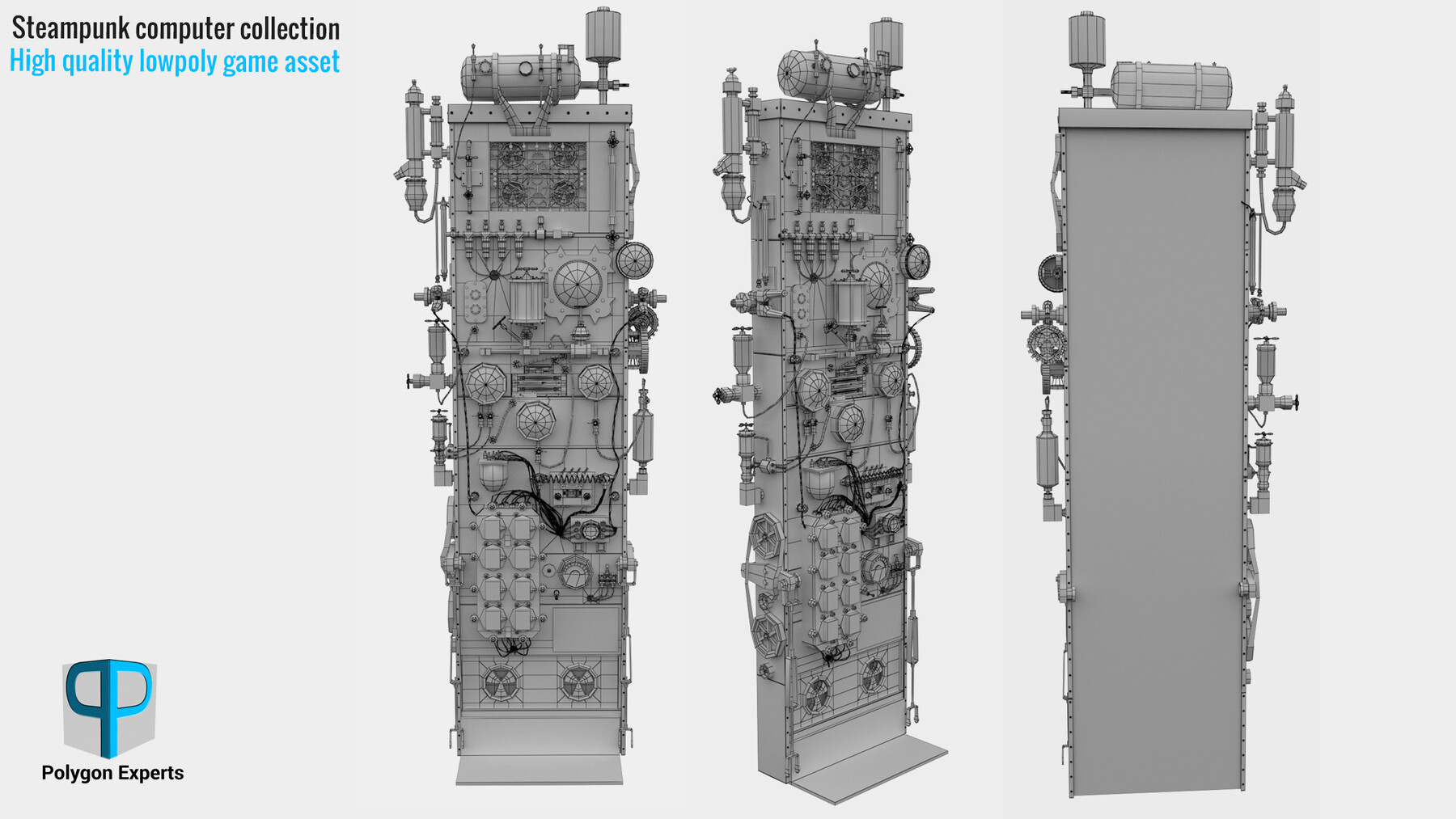 ArtStation - Steampunk computer collection | Game Assets