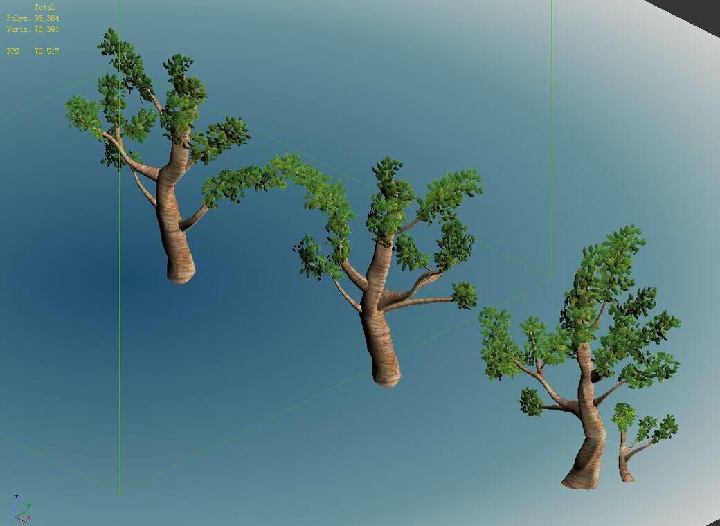 ArtStation - Acres of forest-tree 02 | Game Assets