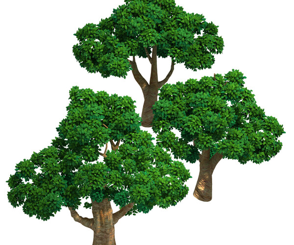 ArtStation - Acre Trees - Trees 04 | Game Assets