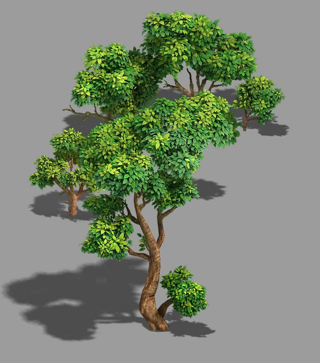 ArtStation - 100 acres of forest - small tree 03 | Game Assets