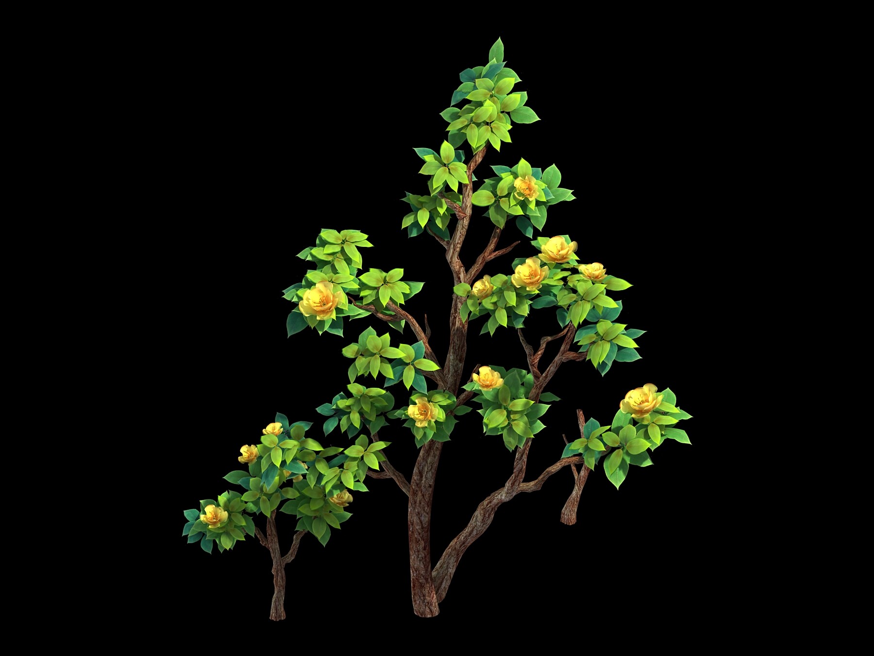 ArtStation - 100 acres of forest - small tree 04 | Game Assets