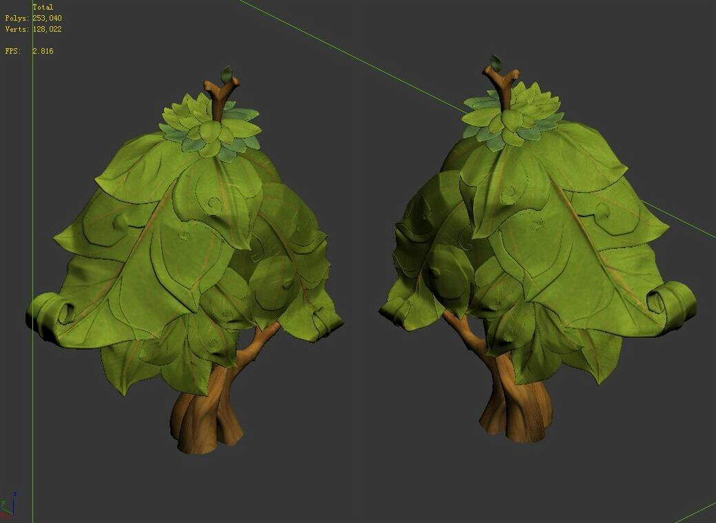 ArtStation - main city - a combination of trees 36 | Game Assets