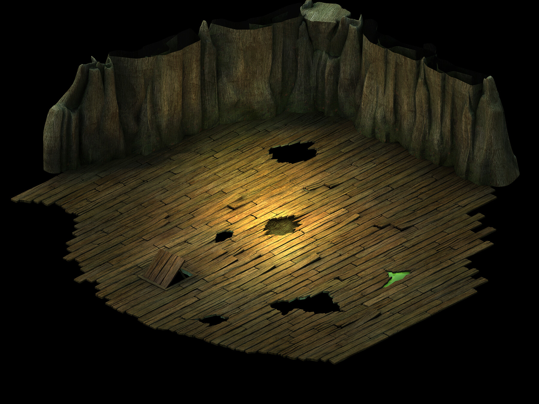 ArtStation - Fernnor Tree Cave - Floor 02 | Game Assets