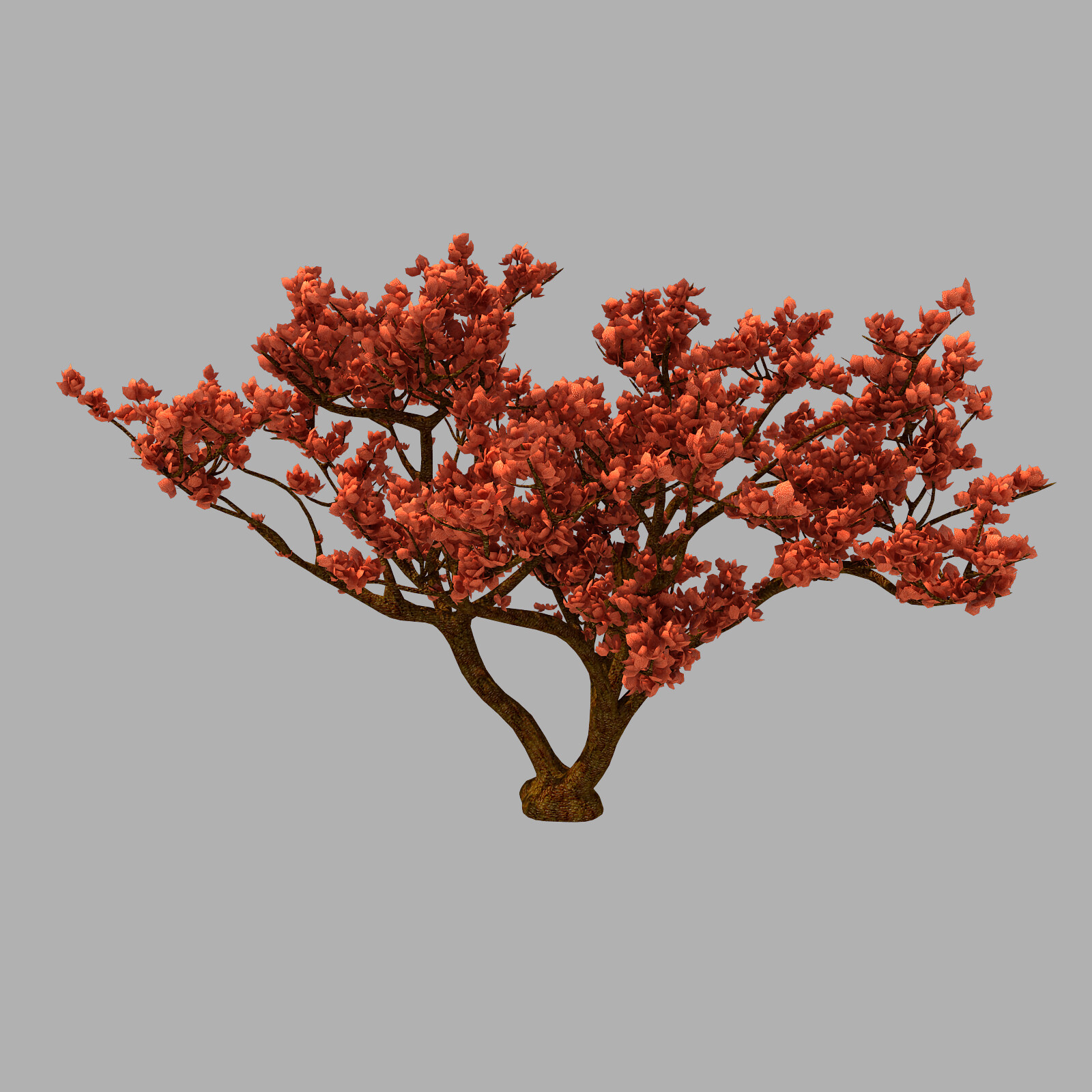ArtStation - Red Plant - Tree 03 | Game Assets