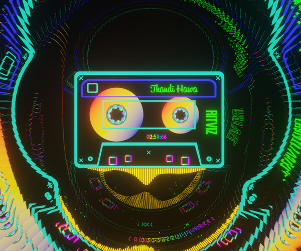 ArtStation - Music Visualizer with Project File | Resources