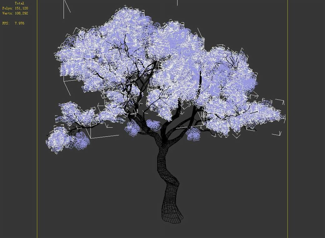 ArtStation - Forest - Red Tree 01 | Game Assets