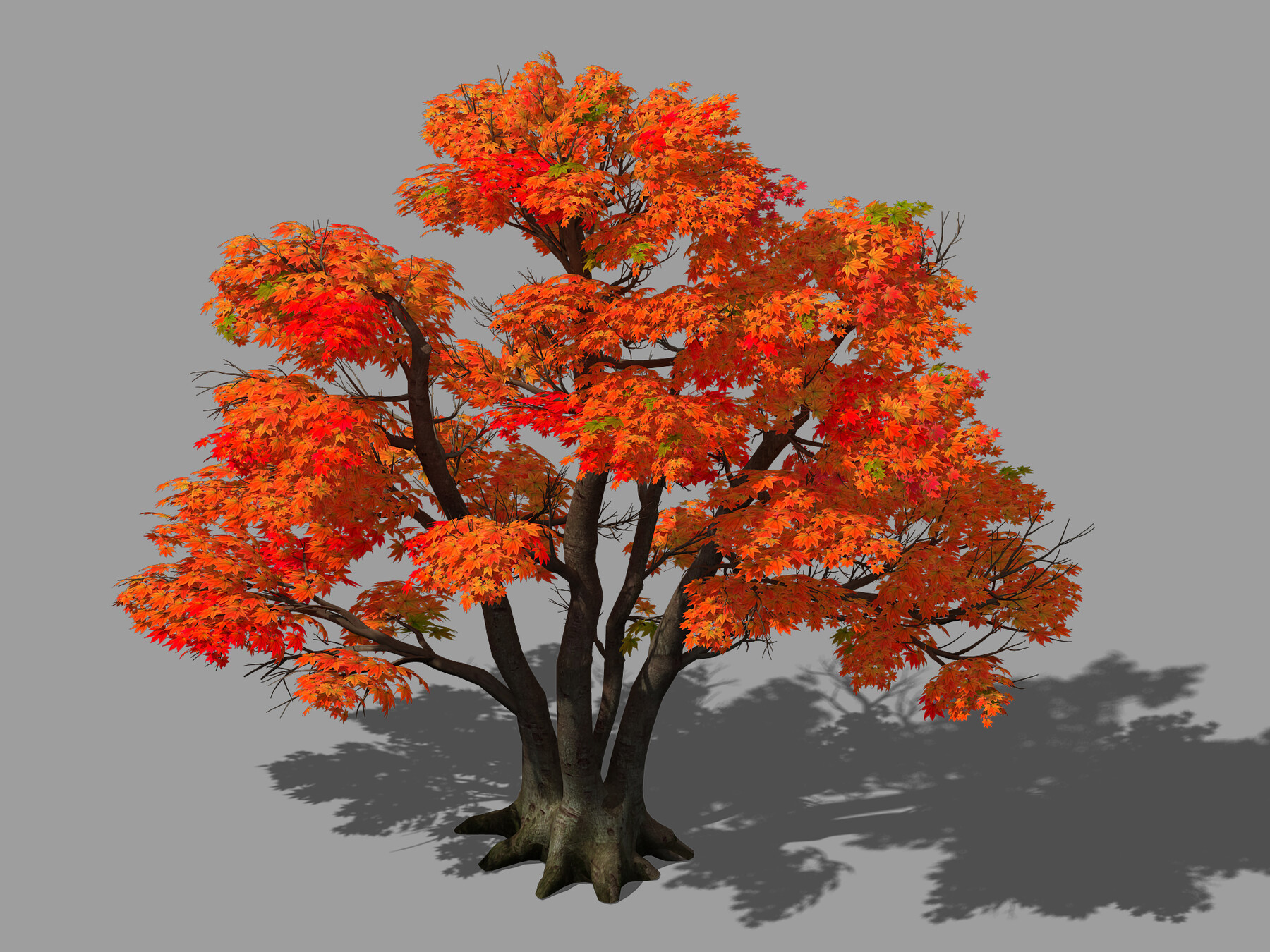 ArtStation - Forest - Red Tree 02 | Game Assets
