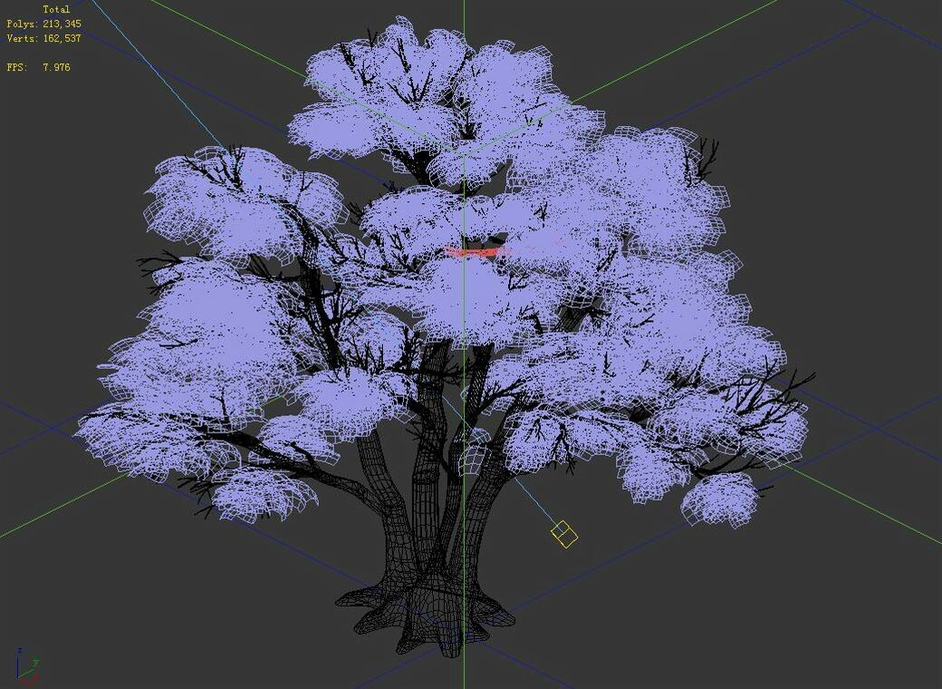 ArtStation - Forest - Red Tree 02 | Game Assets