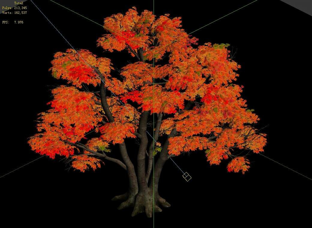 ArtStation - Forest - Red Tree 02 | Game Assets