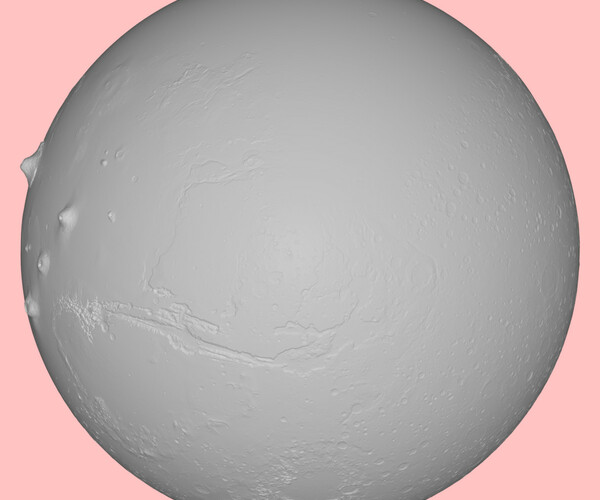 ArtStation - Mars 3D Globe 2 | Resources