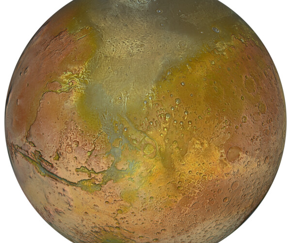 ArtStation - Mars 3D Globe 2 | Resources