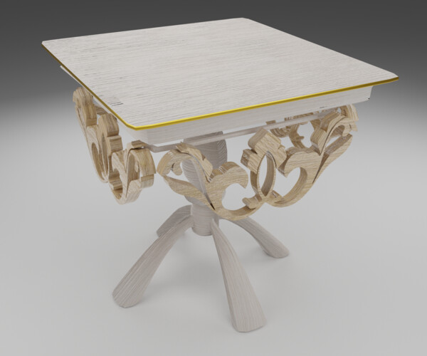 ArtStation - Table with patterns for unreal engine 4 PBR Low-poly 3D ...