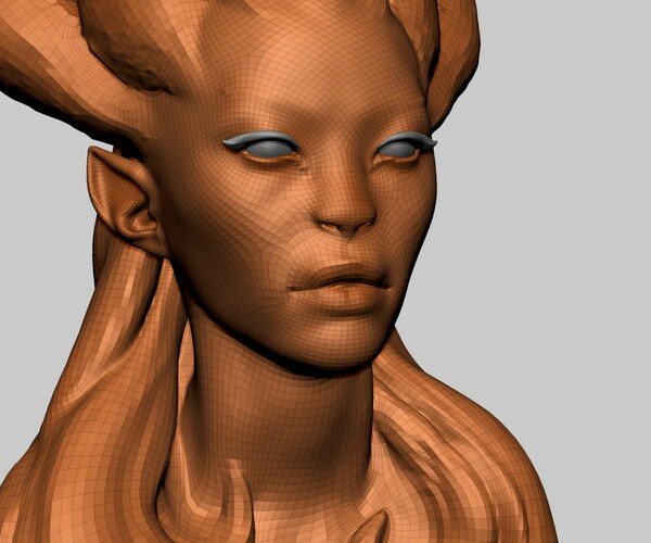 ArtStation - Fantasy Female Head 06 | Resources