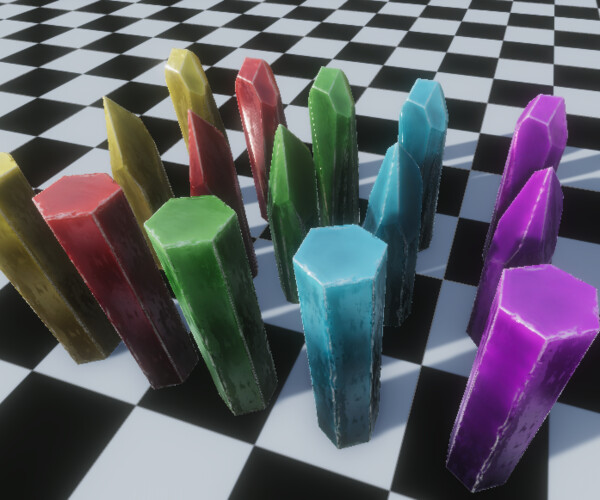 ArtStation - Minerals | Game Assets