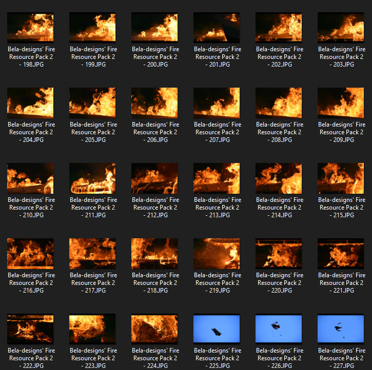 ArtStation - Bela-designs Fire Resourse Pack 1 | Resources
