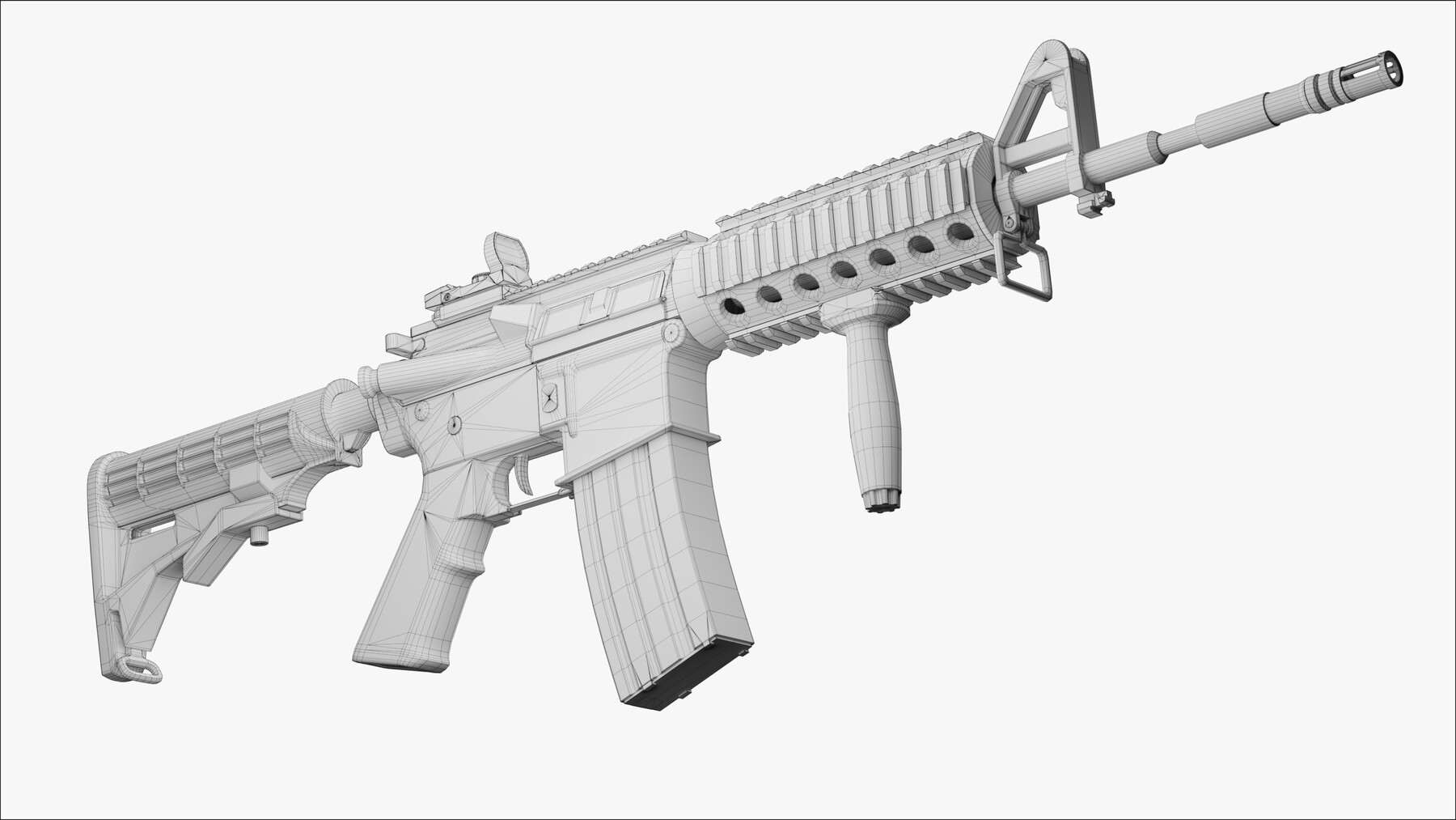ArtStation - M4 Carbine Assault Rifle | Game Assets
