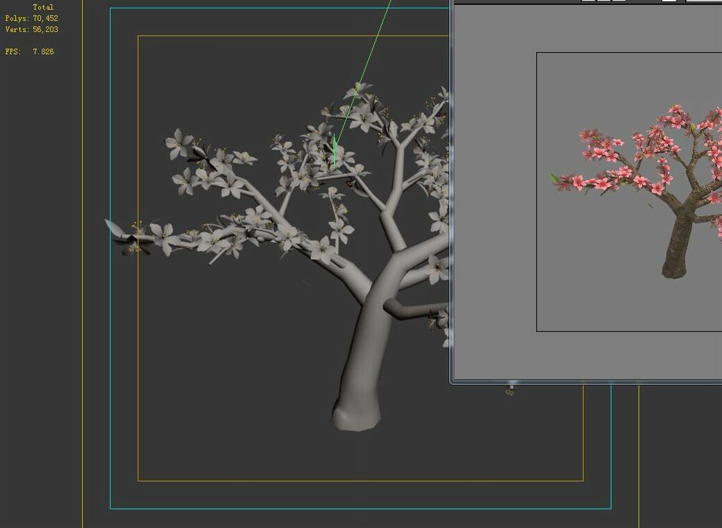 ArtStation - Trees - Peach 24 | Game Assets