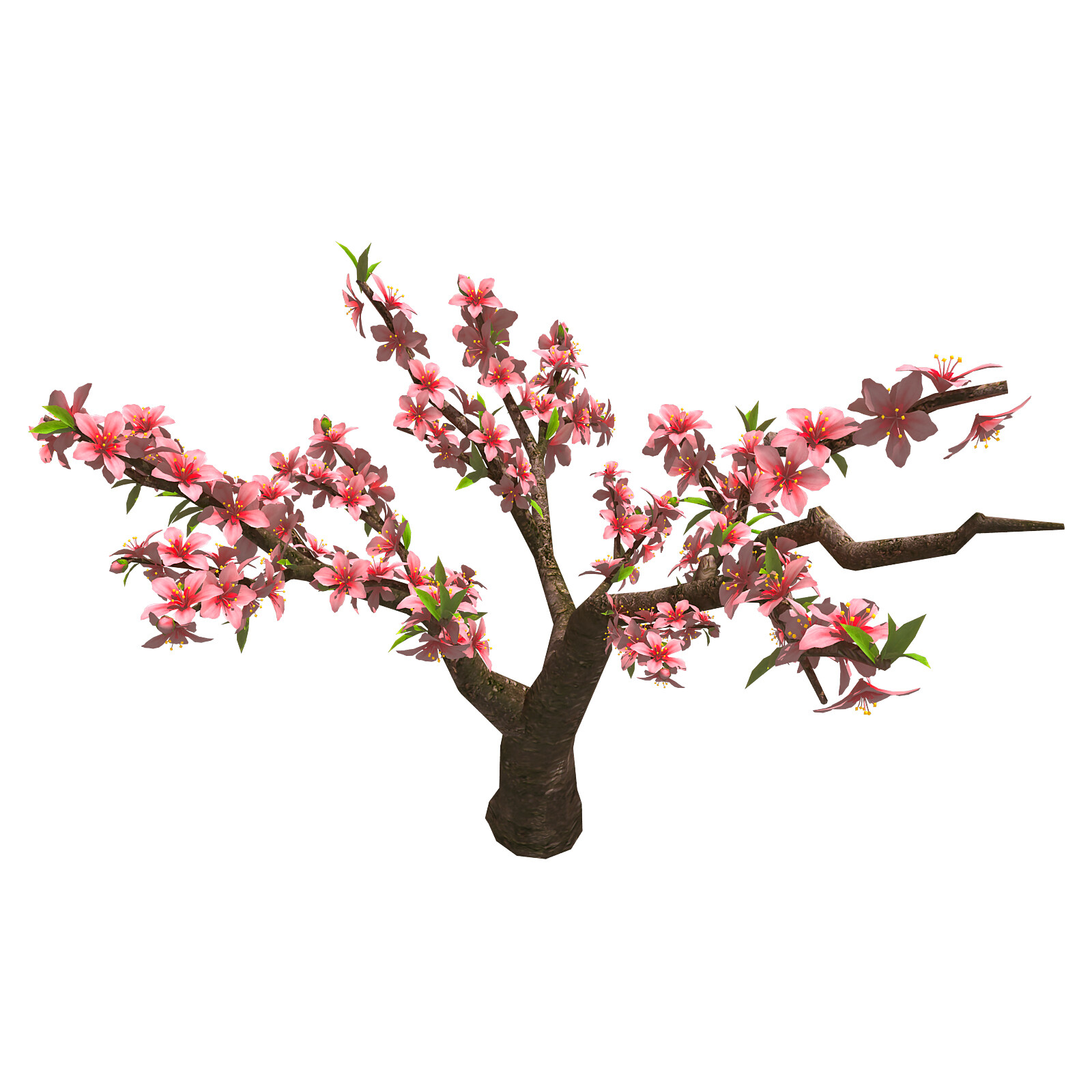 ArtStation - Trees - Peach 25 | Game Assets