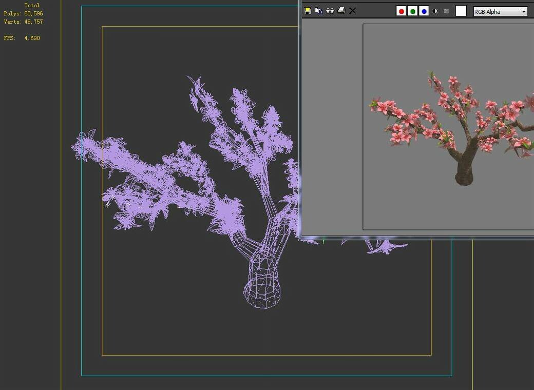 ArtStation - Trees - Peach 25 | Game Assets