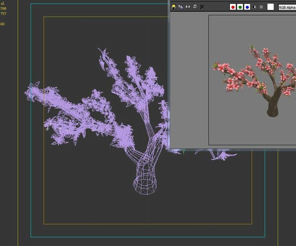 ArtStation - Trees - Peach 25 | Game Assets