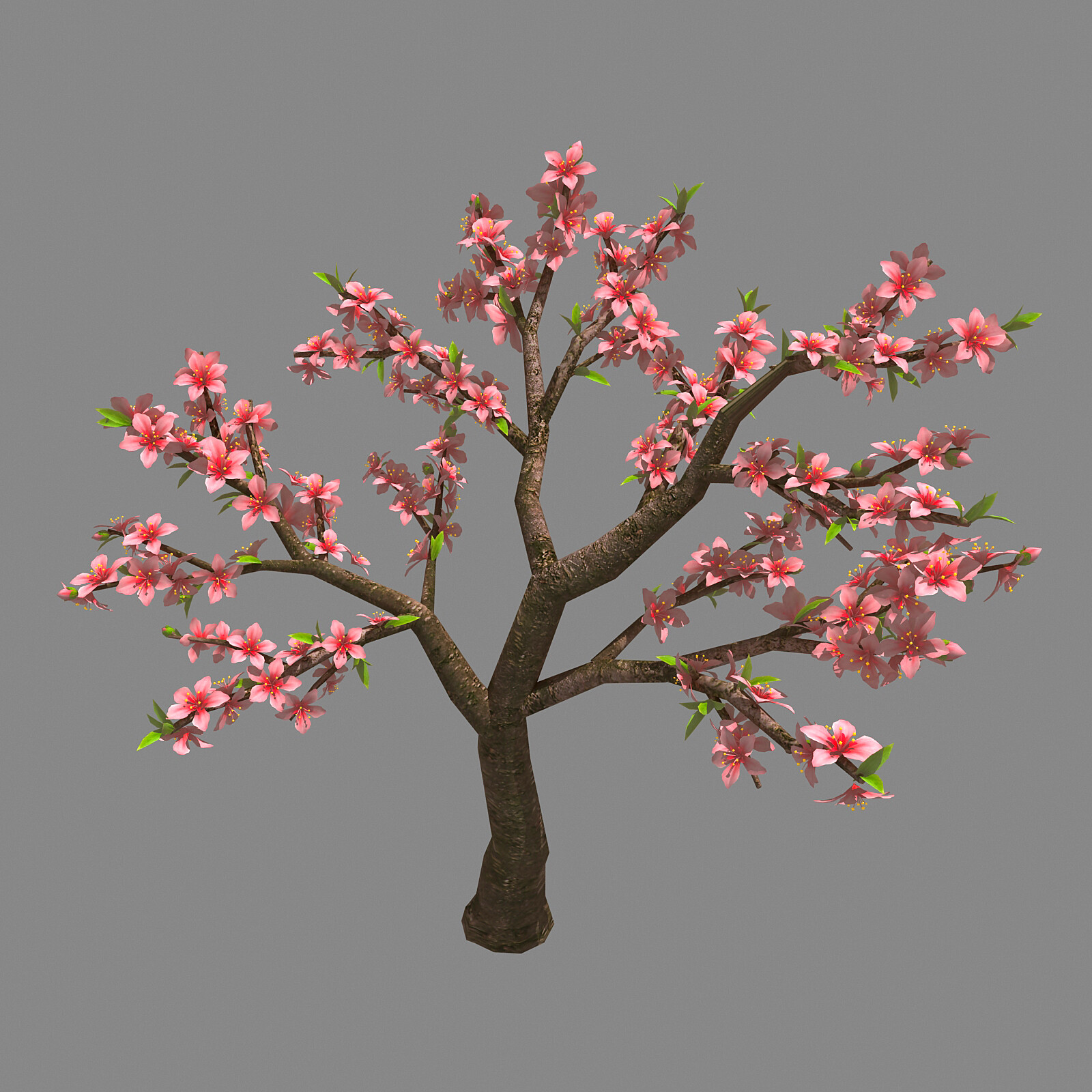 ArtStation - Trees - Peach 28 | Game Assets