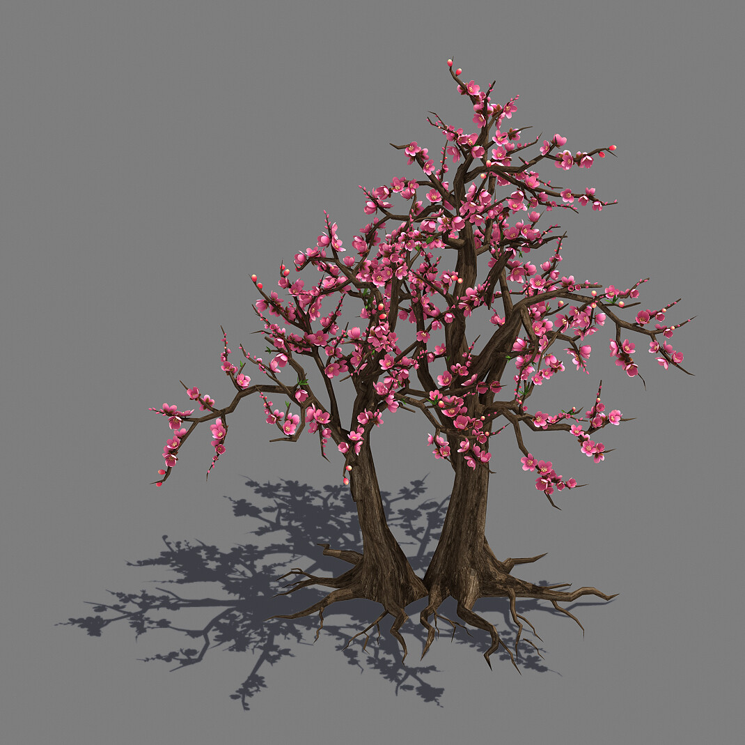 ArtStation - Peach Tree 336 | Game Assets