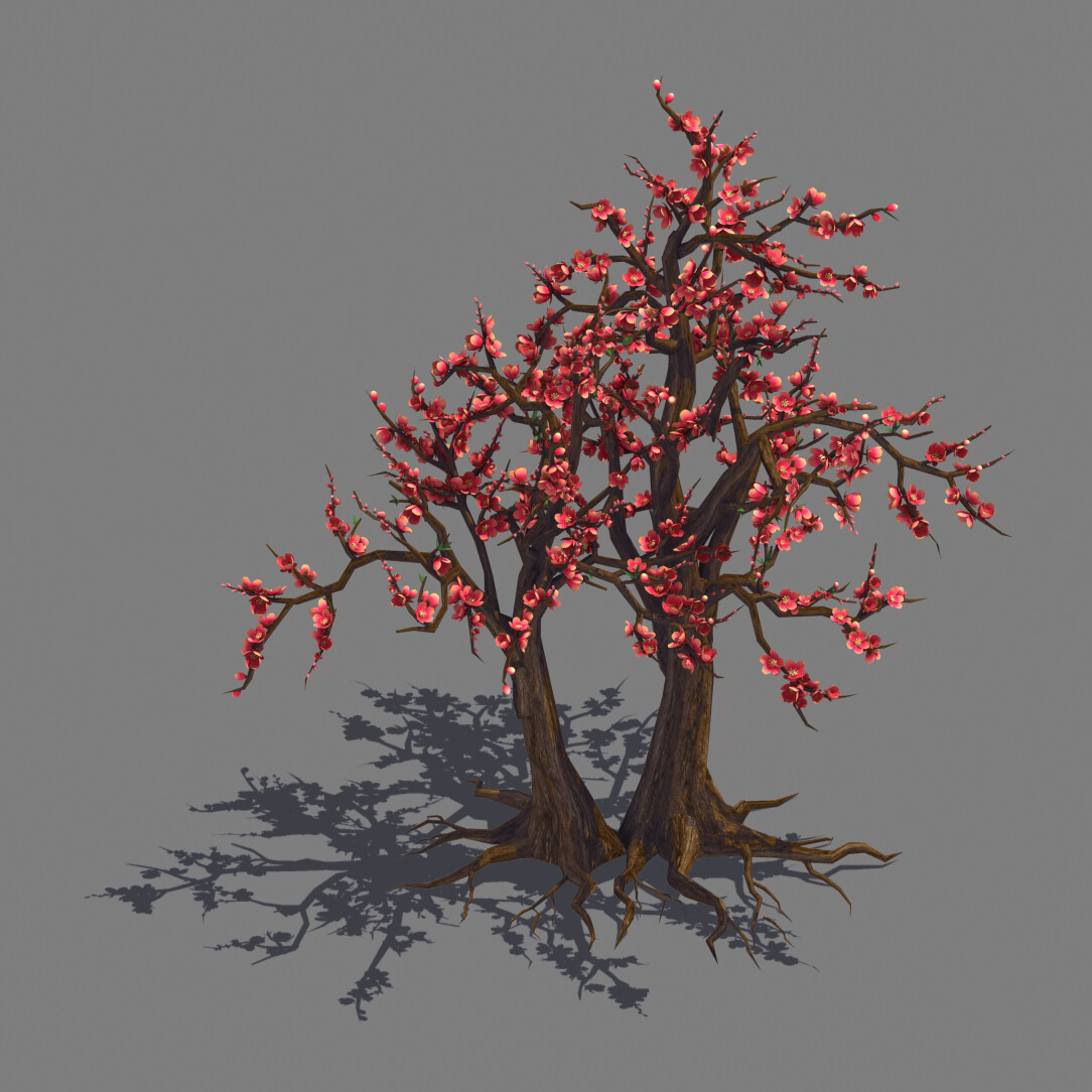 ArtStation - Peach Tree 336 | Game Assets