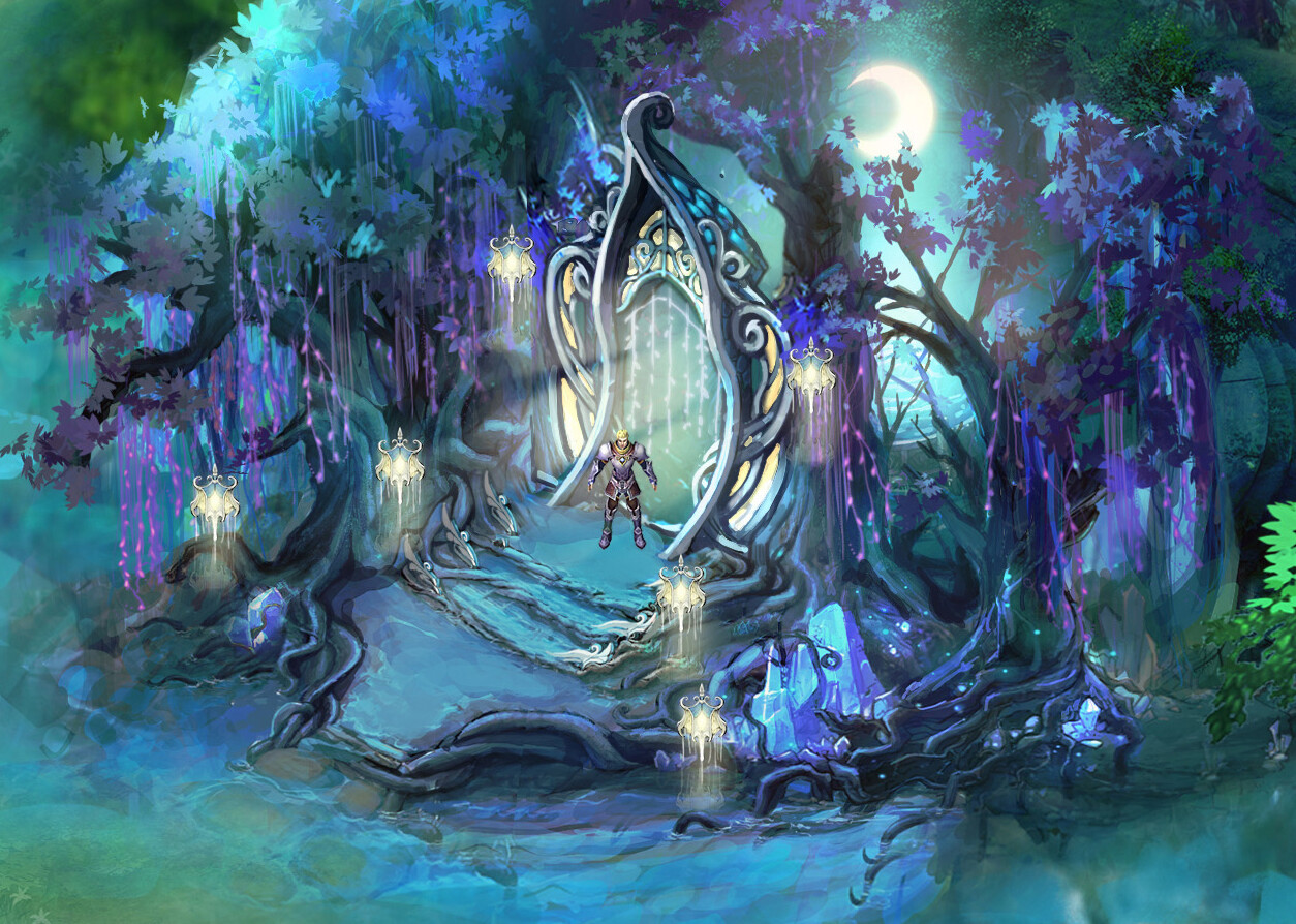 ArtStation - Leprechaun Forest - Tree Miracle 01 | Game Assets