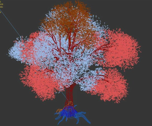 ArtStation - Moon Temple - Tree 01 | Game Assets