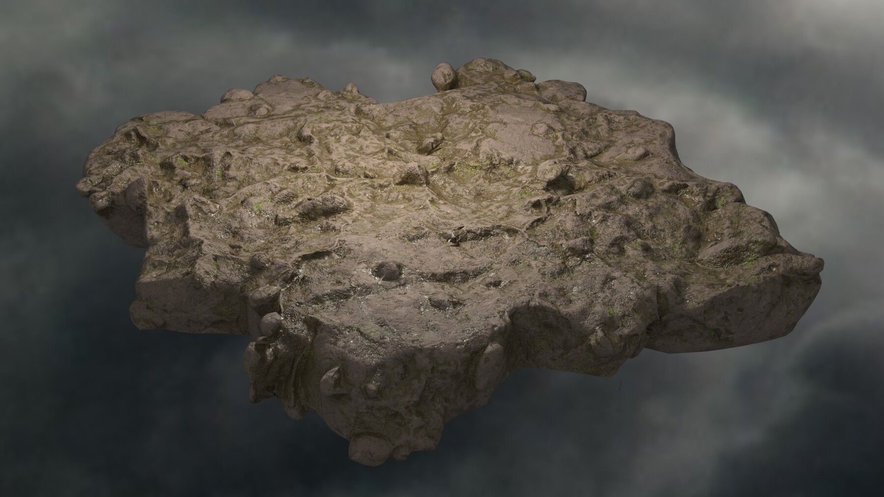 ArtStation - Modular 3D Ground with broken skulls LOW POLY VERSION ...